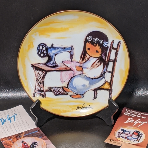 DeGrazia Art | Other | Vintage Degrazia Collectible Plate | Poshmark